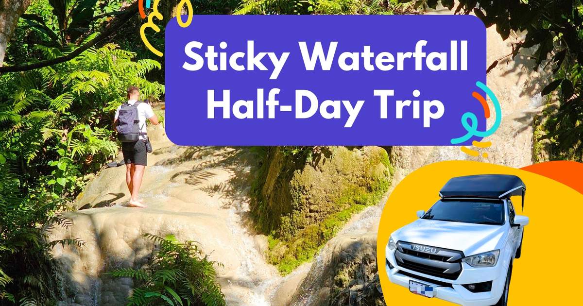 スティッキー ウォーターフォール チェンマイ 半日ツアーに参加 | Klook